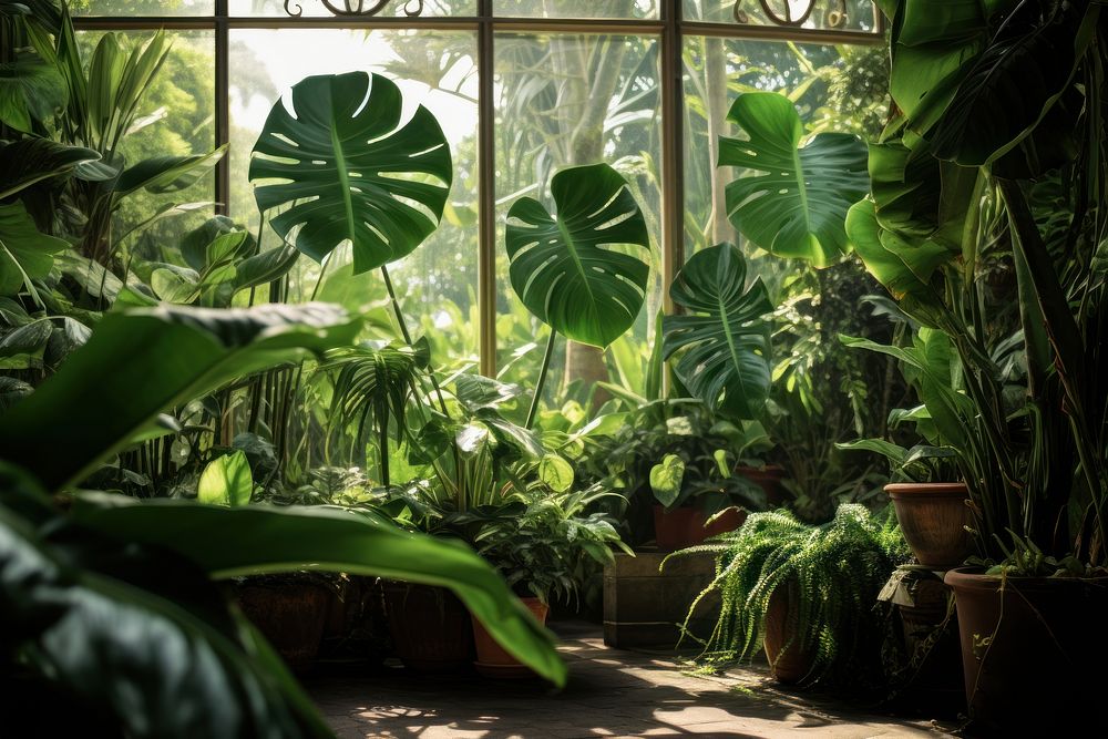 Monstera plant garden land outdoors | Free Photo - rawpixel