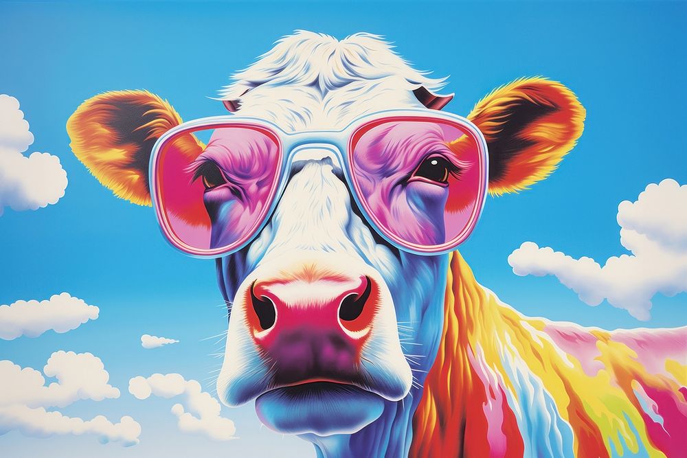 Cow isolated livestock mammal animal. | Free Photo Illustration - rawpixel