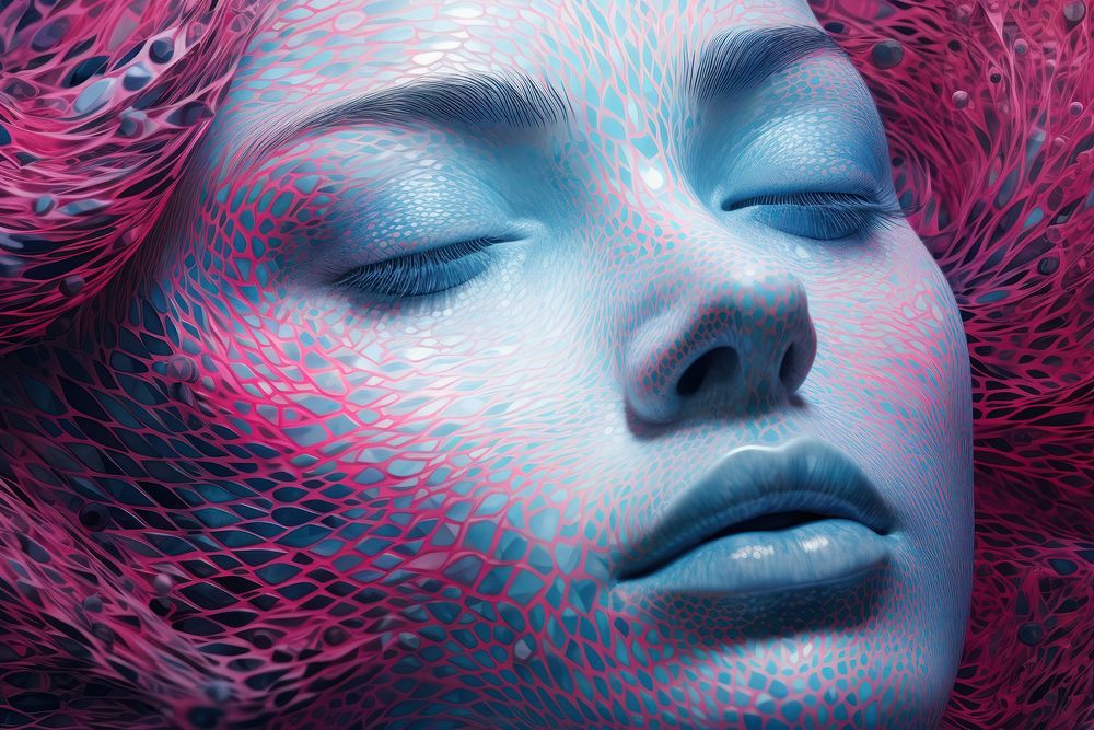 Network portrait purple adult. | Premium Photo Illustration - rawpixel