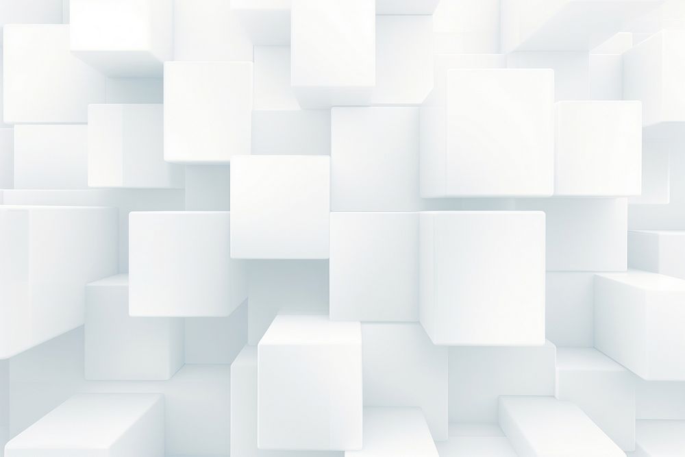 White cuboid background backgrounds abstract | Premium Photo ...