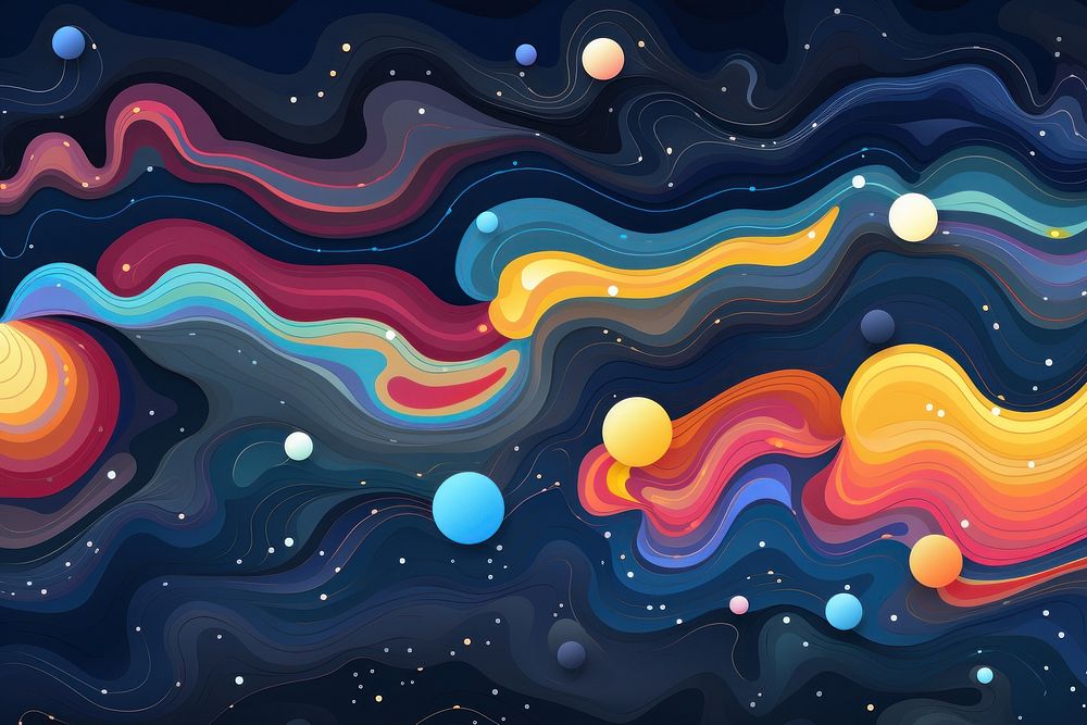 Milky way pattern graphics illuminated. | Free Photo Illustration ...