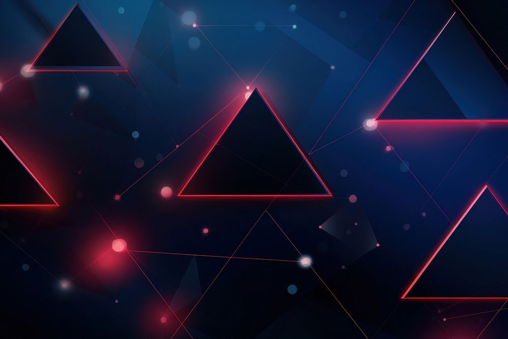 Triangle backgrounds technology abstract. | Premium Photo Illustration ...