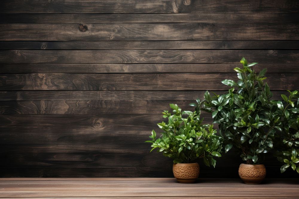 Wood and plant wall architecture | Premium Photo - rawpixel