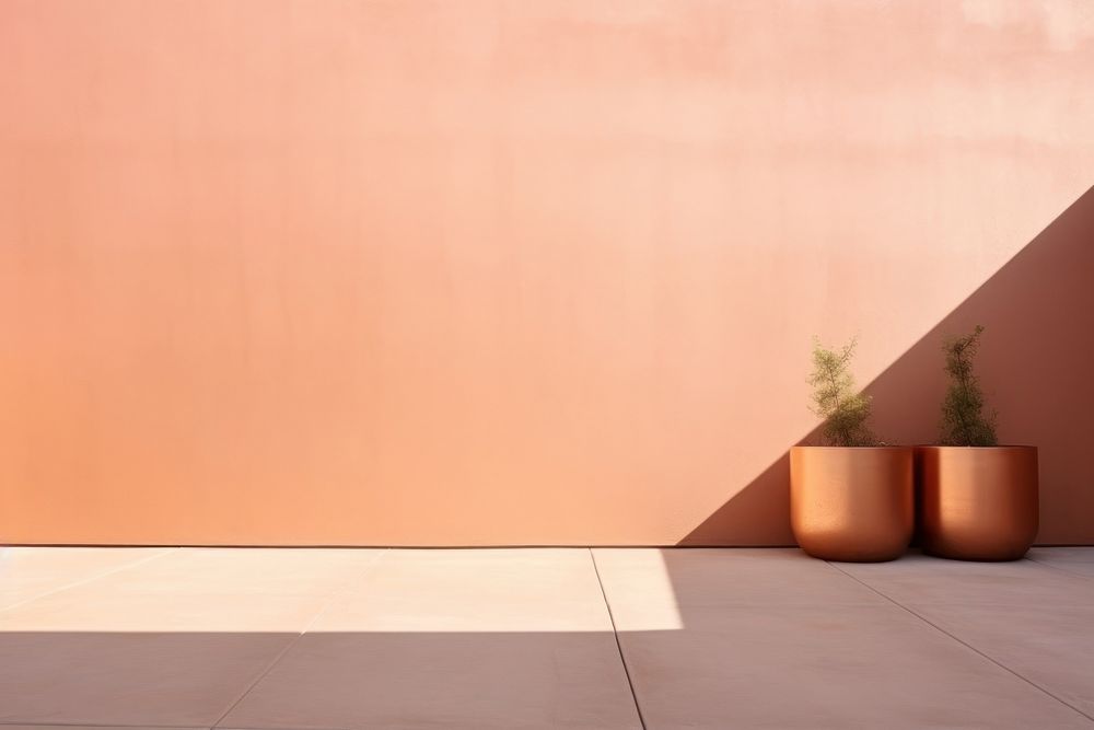 Rose gold color wall architecture | Free Photo - rawpixel