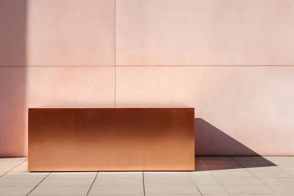 Rose gold color wall architecture | Premium Photo - rawpixel
