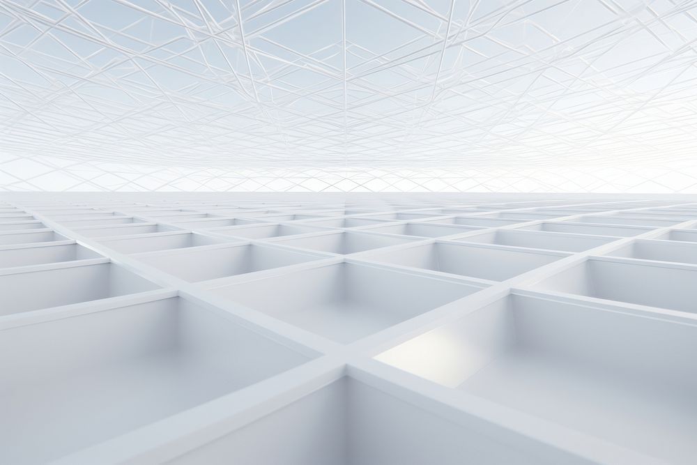 Diamond shape grid white architecture | Free Photo - rawpixel