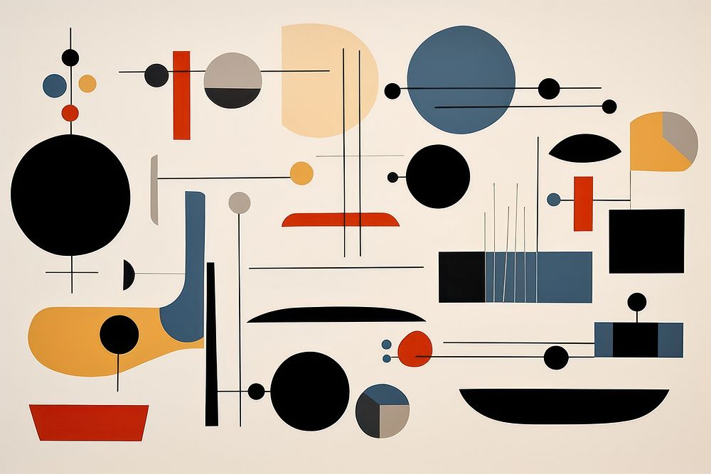 Abstract shapes painting line art. | Premium Photo Illustration - rawpixel