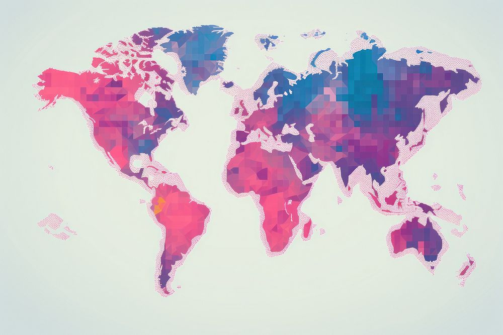 World map backgrounds topography splattered. | Premium Photo ...