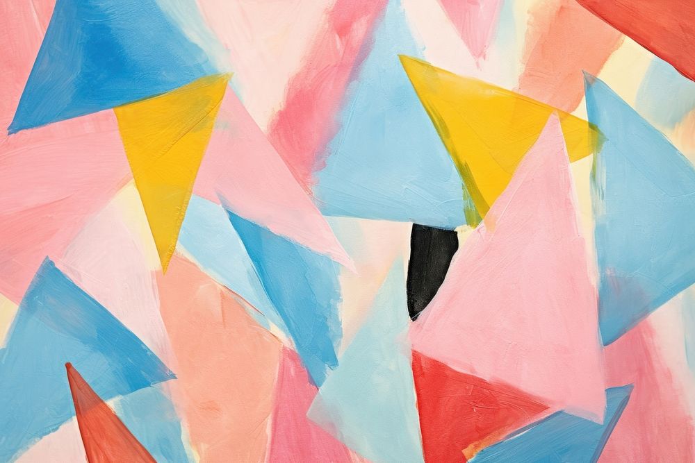 Triangular shapes backgrounds abstract painting | Free Photo ...