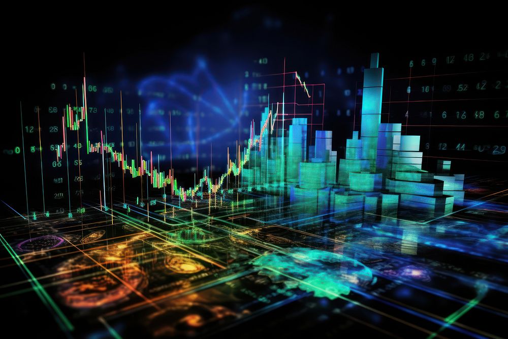 Finance and money technology graph | Free Photo Illustration - rawpixel