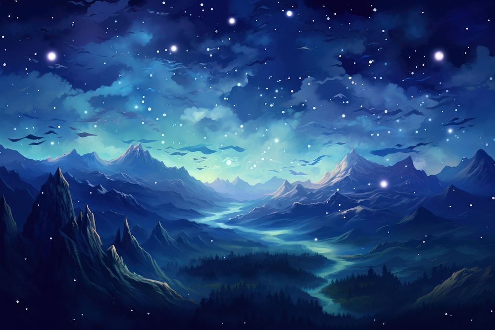 Galaxy background backgrounds landscape astronomy. | Premium Photo ...