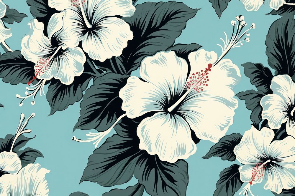 Hawaiian Hibiscus monotone pastel hibiscus | Premium Photo Illustration ...