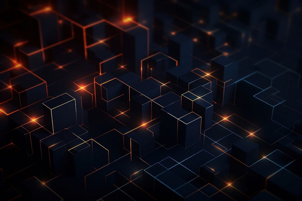 Isometric dark background backgrounds technology | Free Photo ...