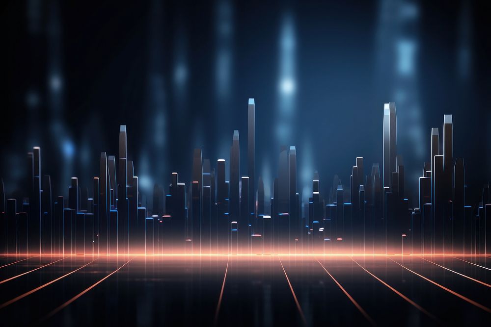 Soundwave bars dark background backgrounds | Free Photo Illustration ...