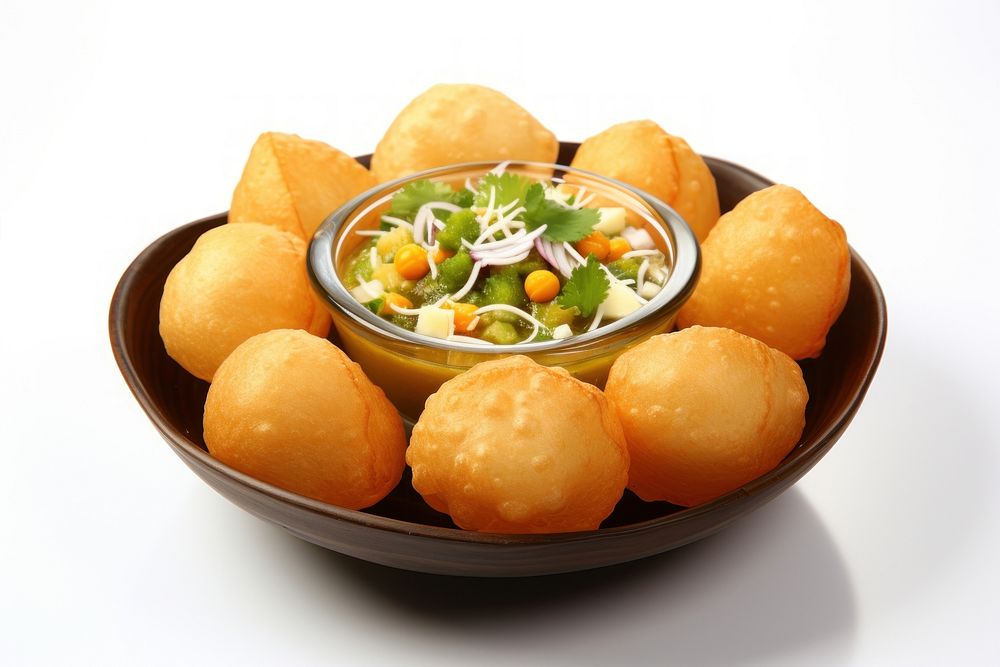 Pani puri indian food plate | Premium Photo - rawpixel