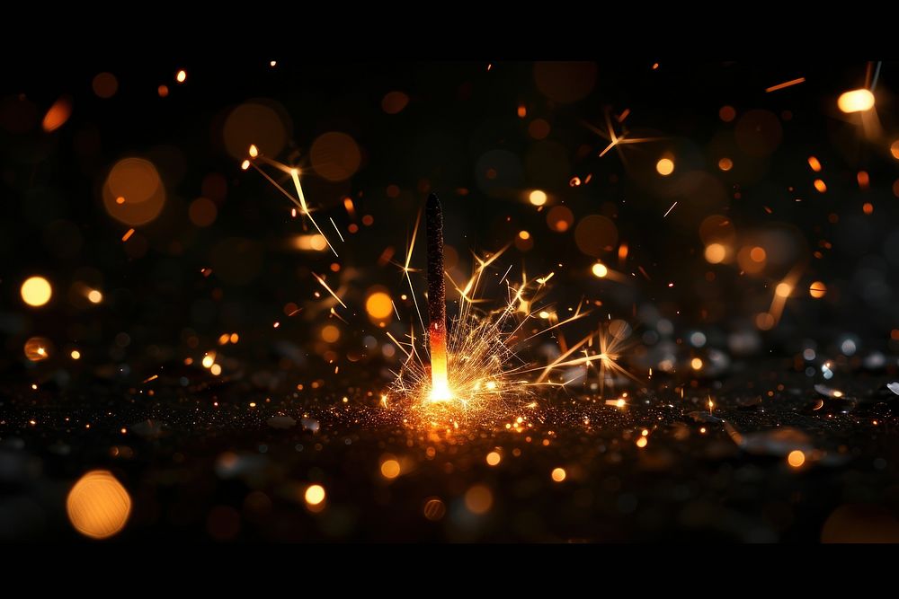 Effect sparking light fireworks sparks | Free Photo Illustration - rawpixel