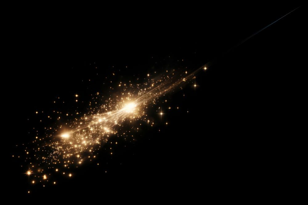 Transparent shooting star light astronomy | Premium Photo Illustration ...