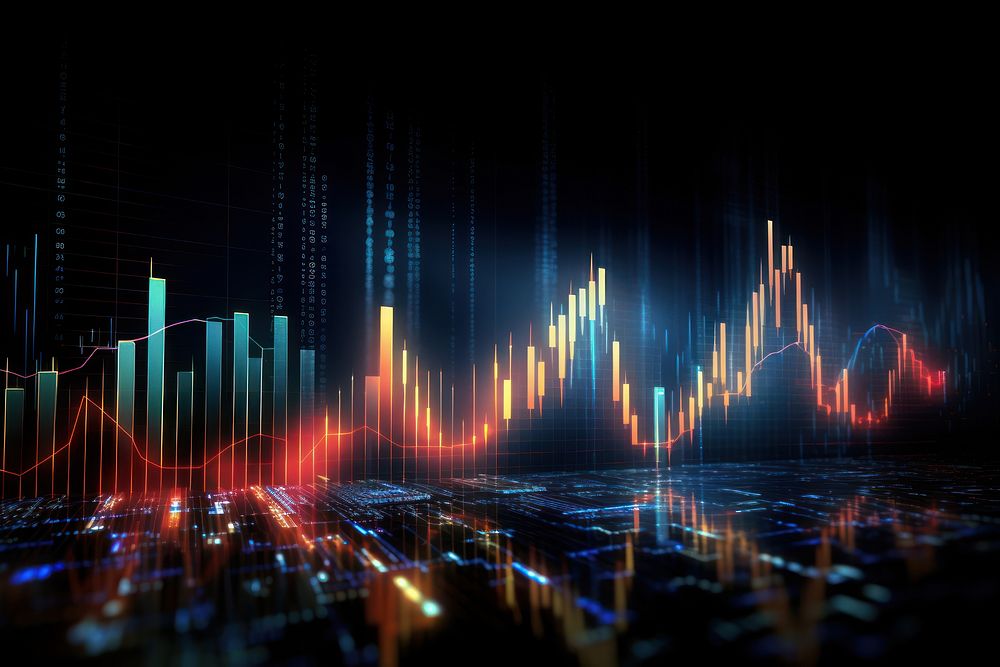Chart technology trading chart backgrounds | Free Photo - rawpixel