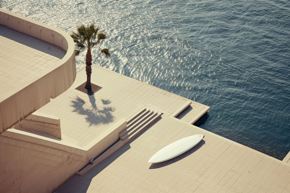 White surfboard architecture building outdoors. | Free Photo - rawpixel