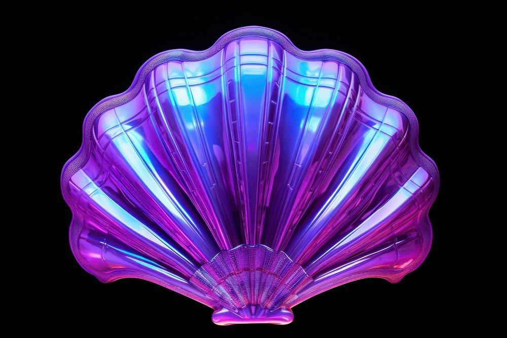 Sea shell purple violet invertebrate. | Premium Photo Illustration ...