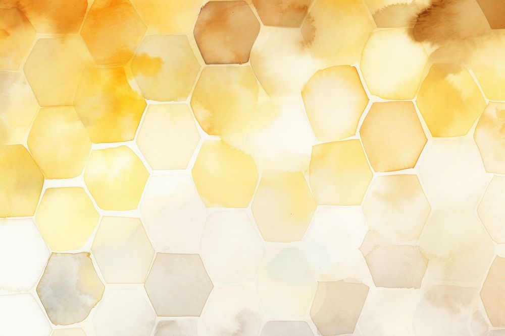 Honeycomb watercolor background backgrounds yellow | Free Photo ...
