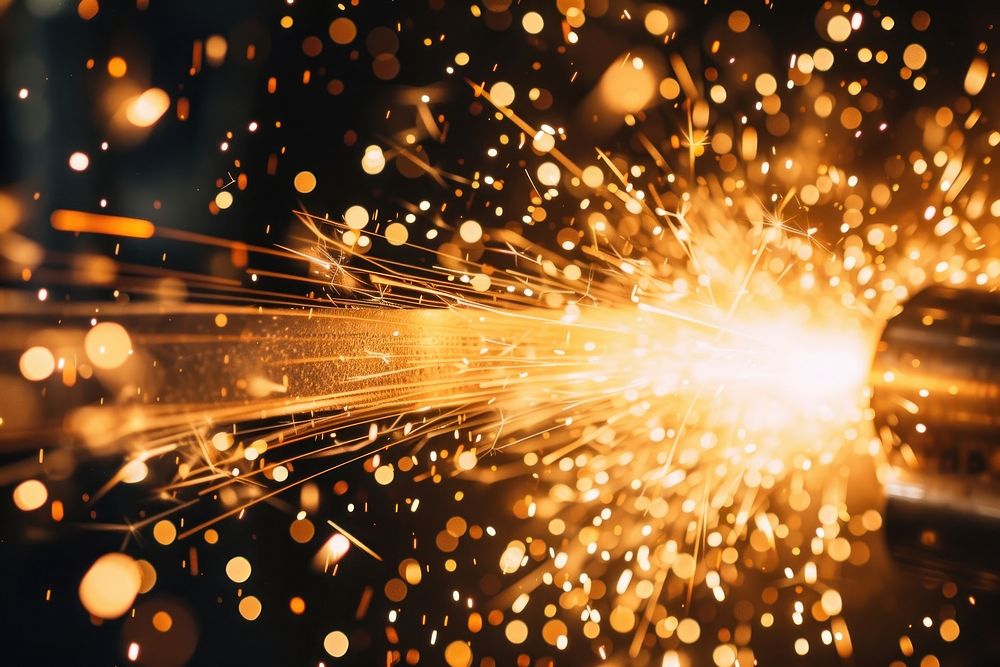 Sparks flying fireworks light manufacturing. | Premium Photo - rawpixel