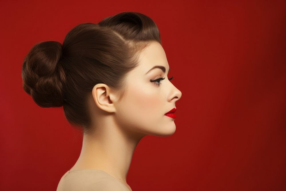 Young women side portrait profile | Free Photo - rawpixel