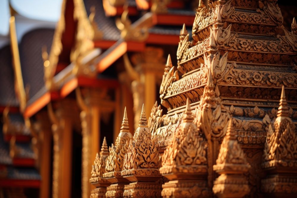 Thai temple architecture building spirituality. | Premium Photo - rawpixel