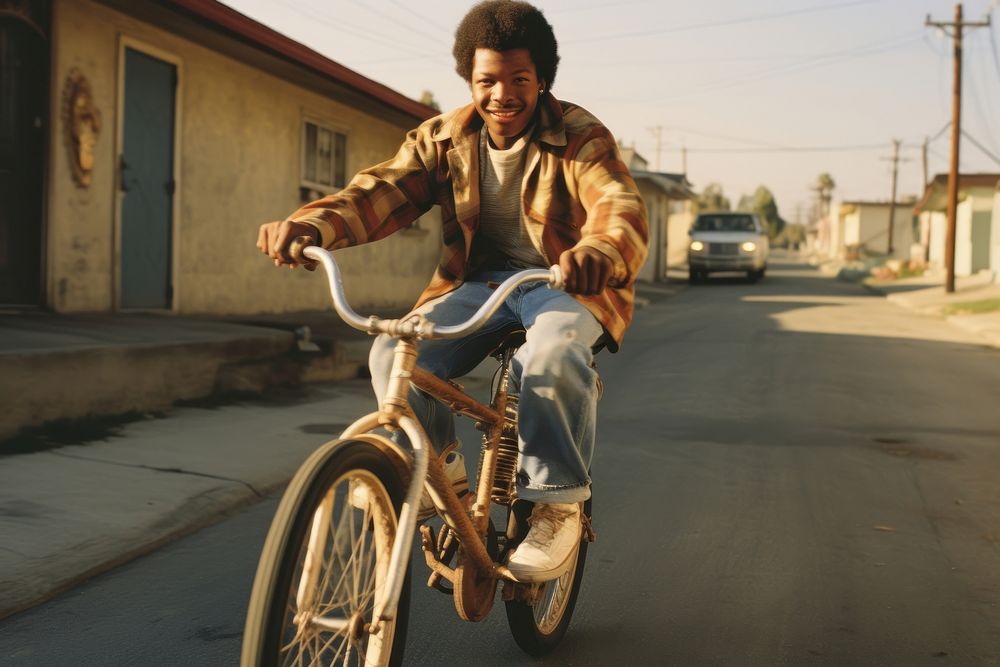 Young black man riding lowrider | Free Photo - rawpixel