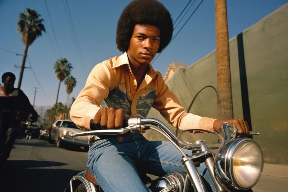 Young black man riding lowrider | Premium Photo - rawpixel