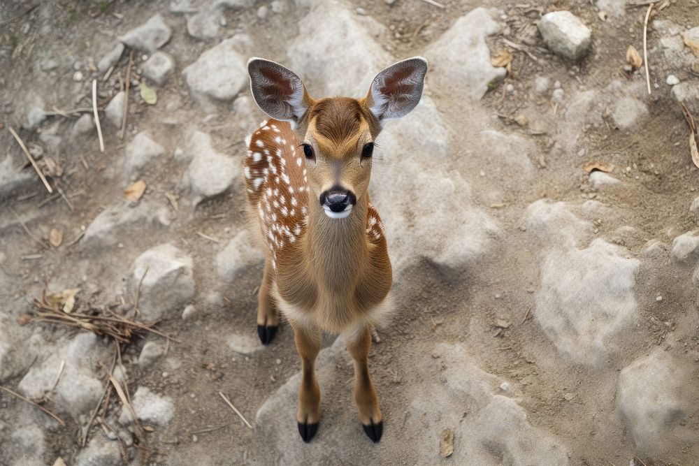 Fawn looking camera animal wildlife | Premium Photo - rawpixel
