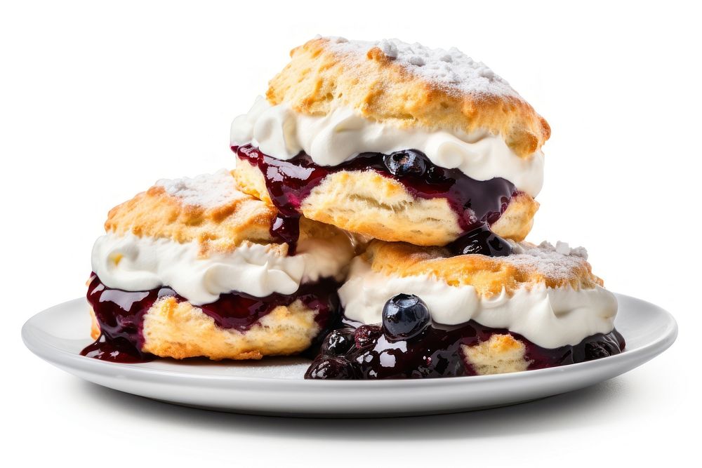 Blueberry jam Scones dessert scone | Free Photo - rawpixel