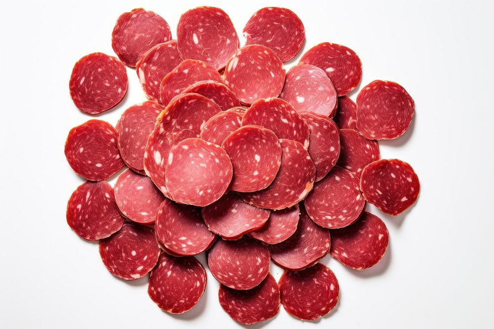 Salami sliced meat food. | Premium Photo - rawpixel