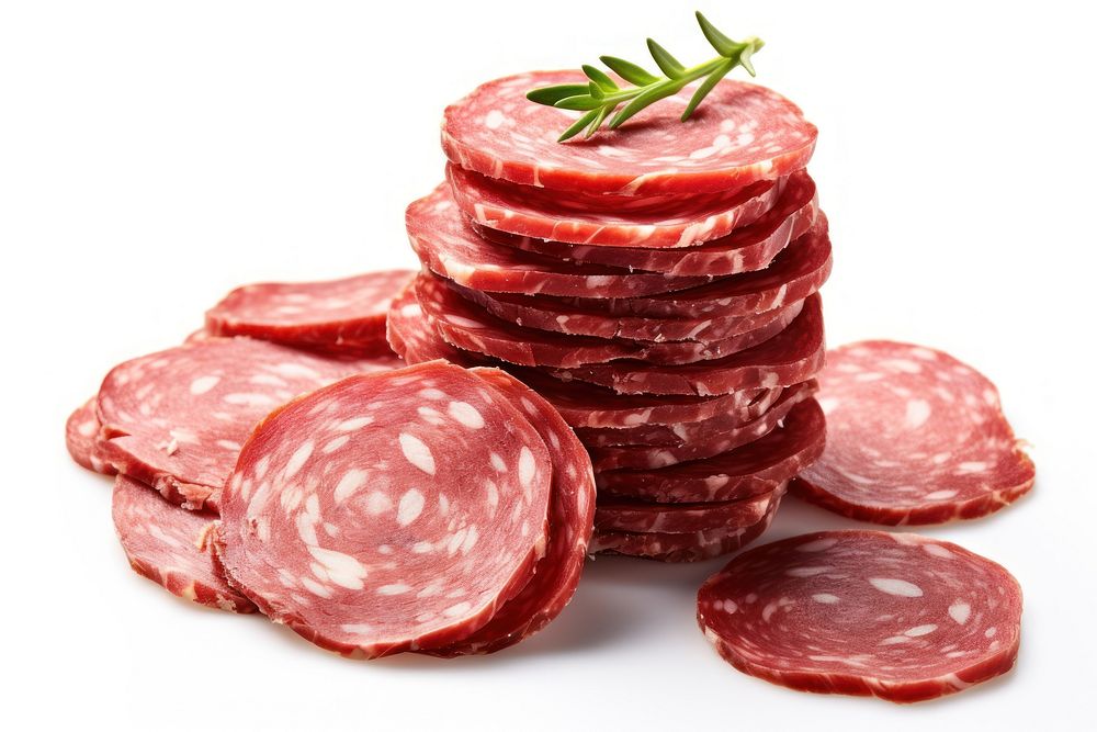 Salami cooking sliced meat. | Free Photo - rawpixel