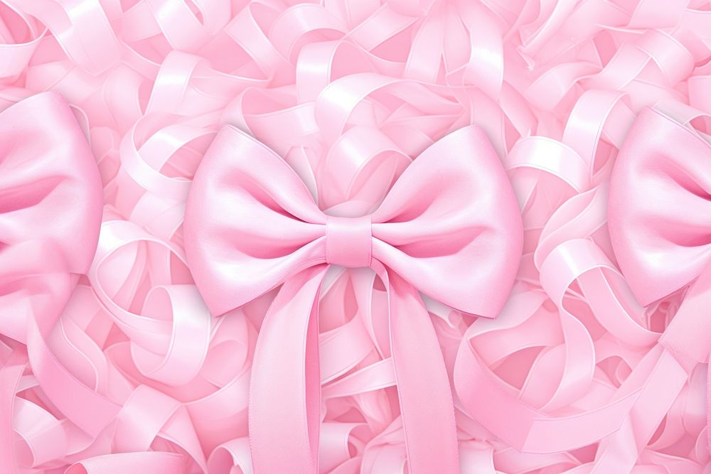 Pink ribbon backgrounds pattern petal. | Premium Photo Illustration ...