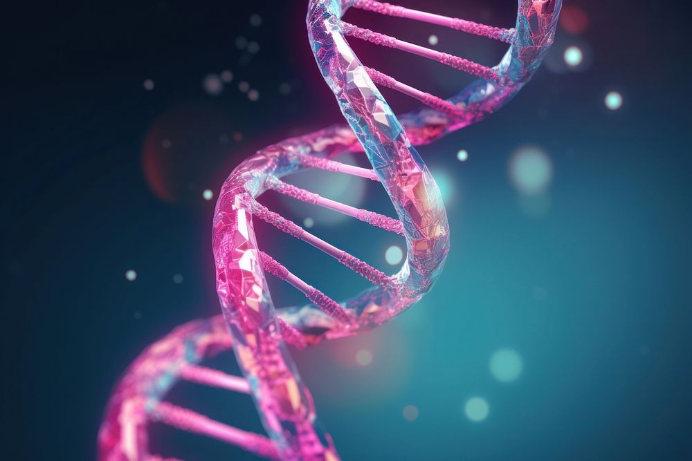 DNA Structure Strand astronomy research | Premium Photo Illustration ...