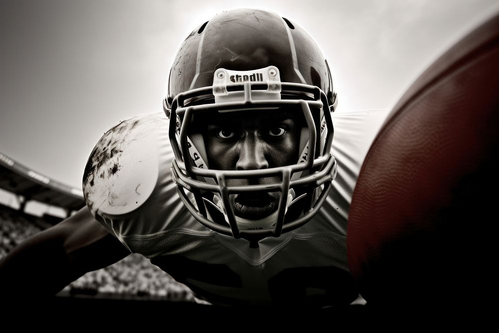 Football photography portrait helmet. | Premium Photo - rawpixel
