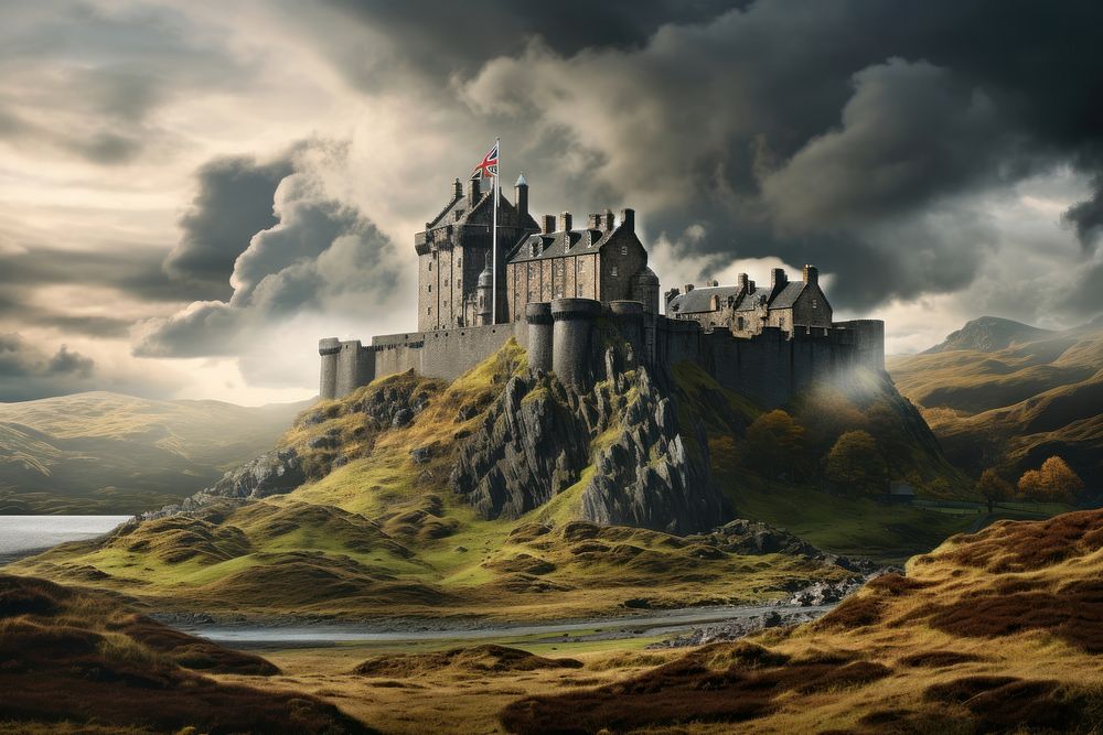 Scotland architecture building castle. | Premium Photo - rawpixel