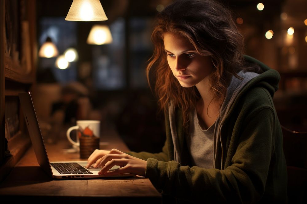 Laptop computer portrait photo. | Premium Photo - rawpixel