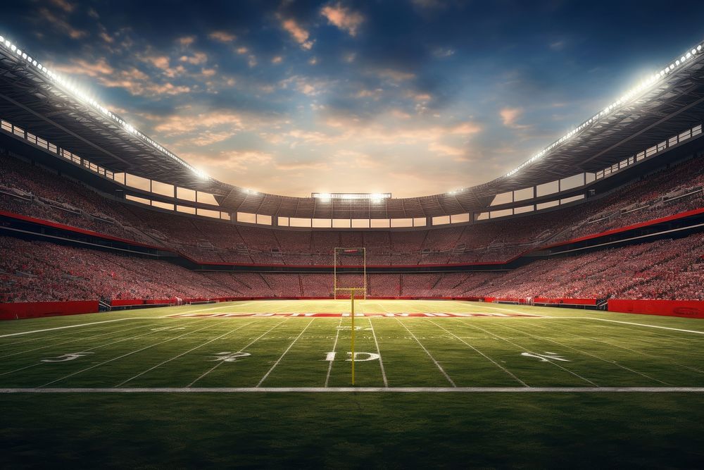 Football stadium sports architecture competition. | Premium Photo ...