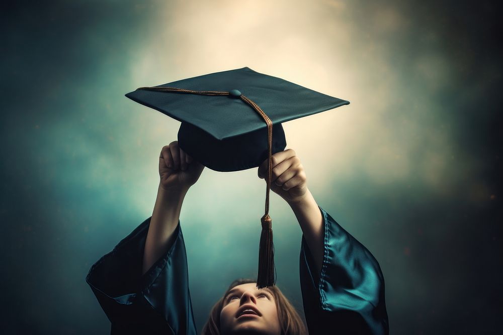 Person holding graduation hat person | Premium Photo - rawpixel