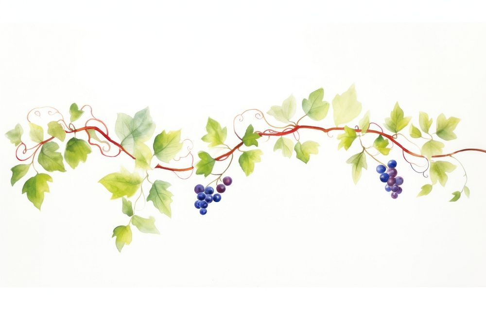 Vine blueberry grapes plant | Free Photo Illustration - rawpixel