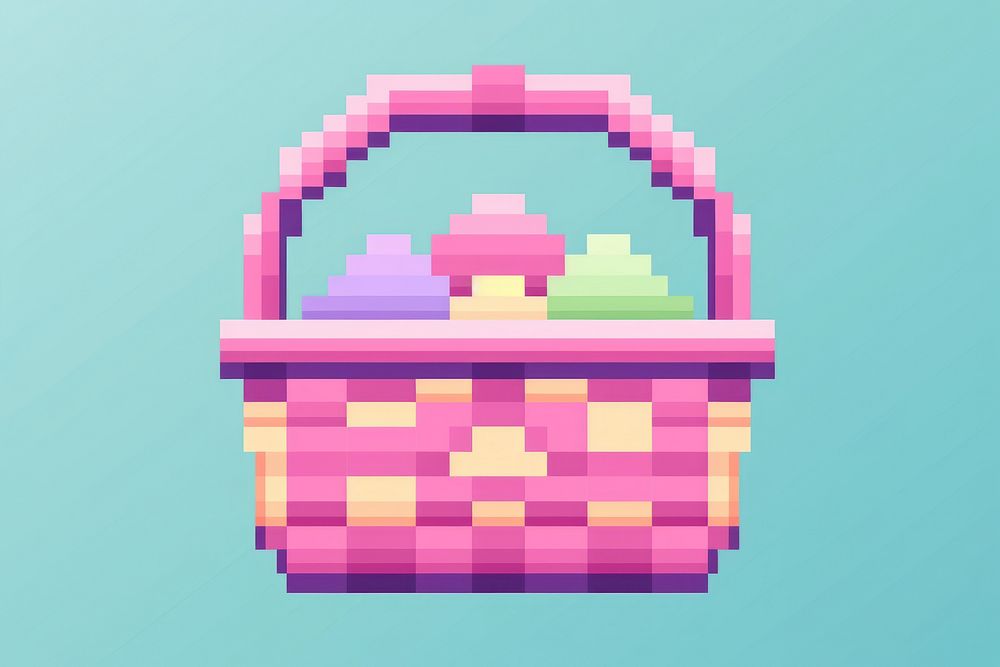 Pixel Art Easter Basket Images | Free Photos, PNG Stickers, Wallpapers ...