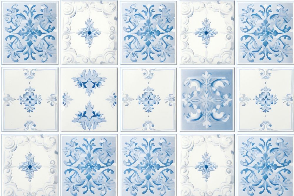 Lightblue background tiles wall pattern | Premium Photo - rawpixel