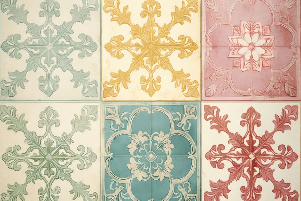 Pastel background tiles pattern backgrounds | Premium Photo - rawpixel