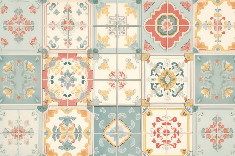 Pastel background tiles pattern backgrounds | Premium Photo - rawpixel