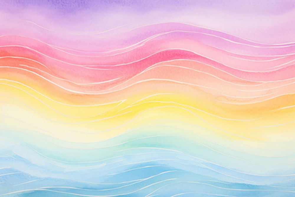 Wave rainbow background backgrounds painting | Premium Photo ...