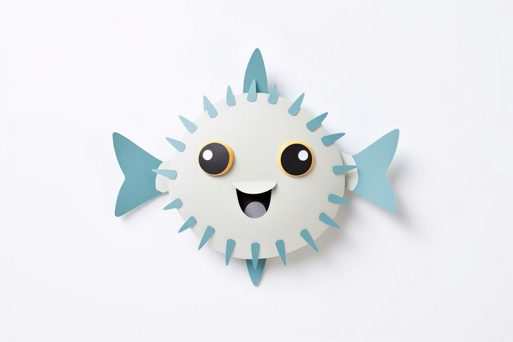 Puffer fish angry animal art | Free Photo Illustration - rawpixel