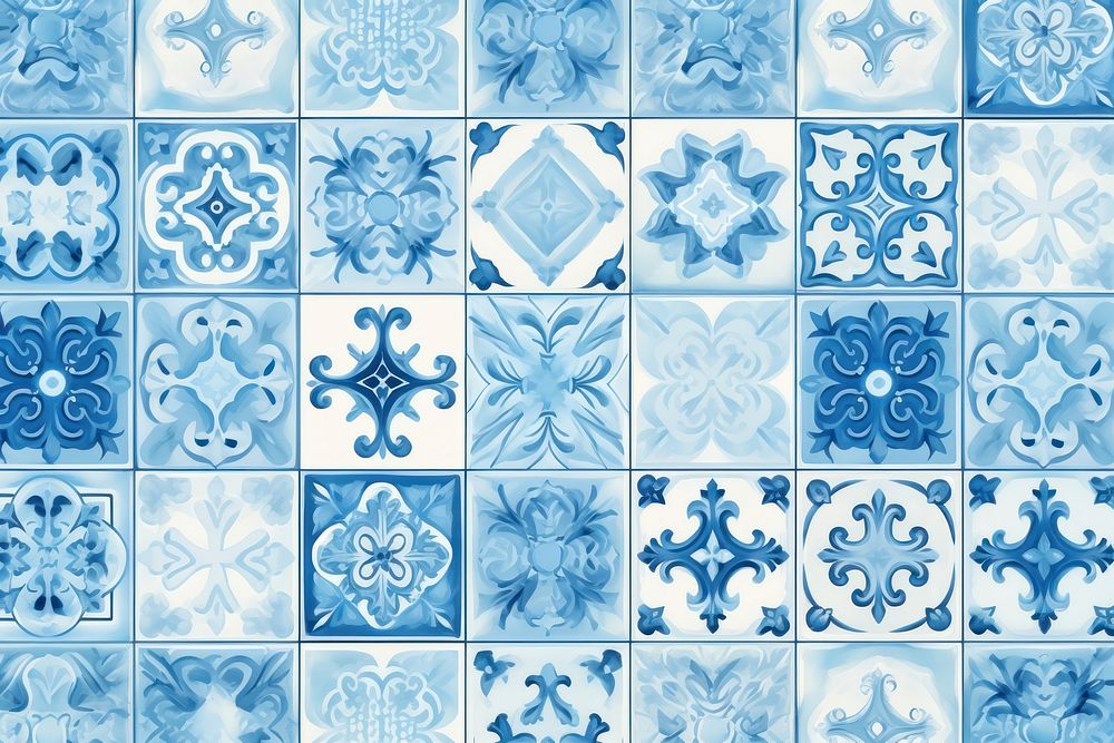 Light blue background tiles pattern | Free Photo - rawpixel