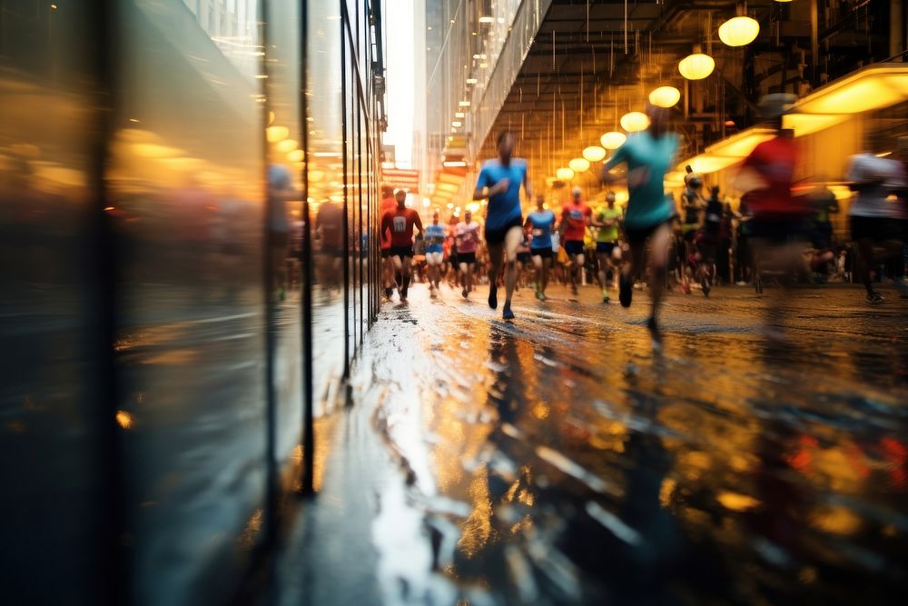 Marathon walking running motion. | Free Photo - rawpixel